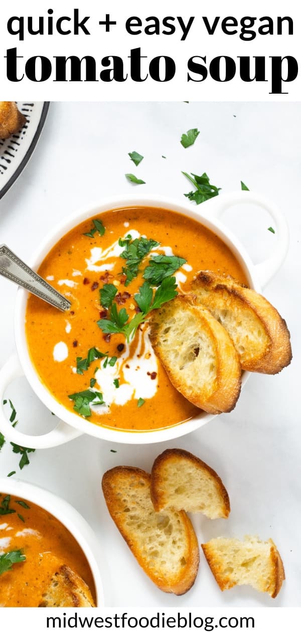Vegan Tomato Soup | Midwest Foodie