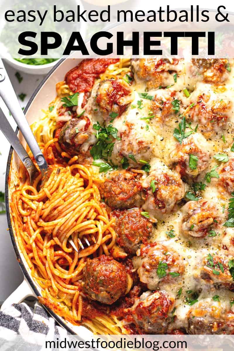 Cheesy Baked Spaghetti Recipe with Ground Beef - Midwest Foodie