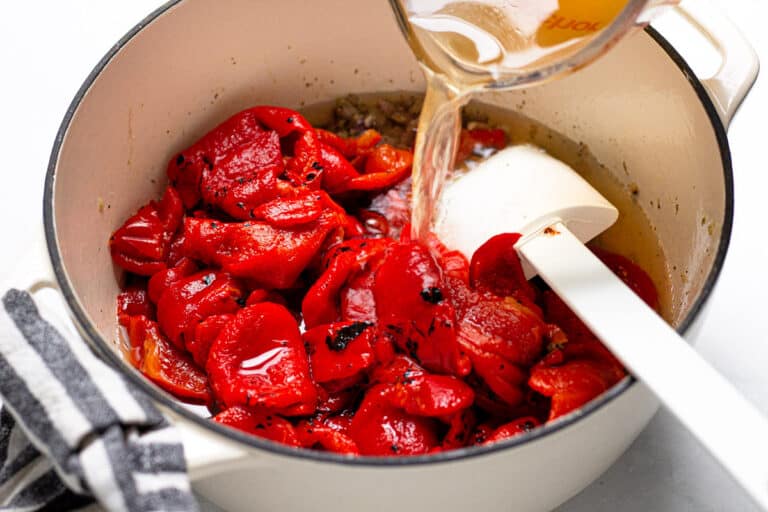 Roasted Red Pepper Soup | Midwest Foodie