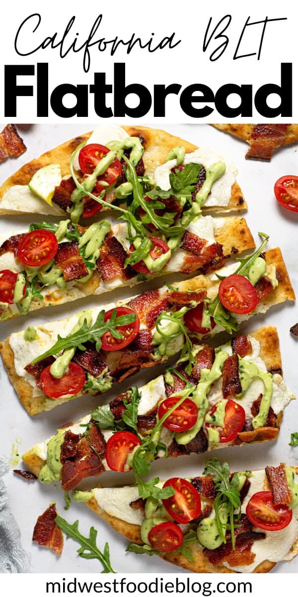 BLT Flatbread with Avocado | Midwest Foodie