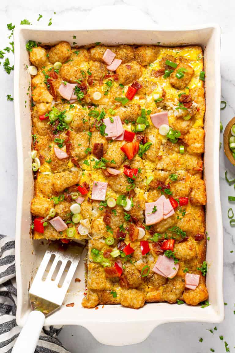 Tater Tot Breakfast Bake - Midwest Foodie