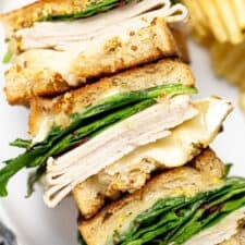 Brie Grilled Cheese with Turkey - Midwest Foodie