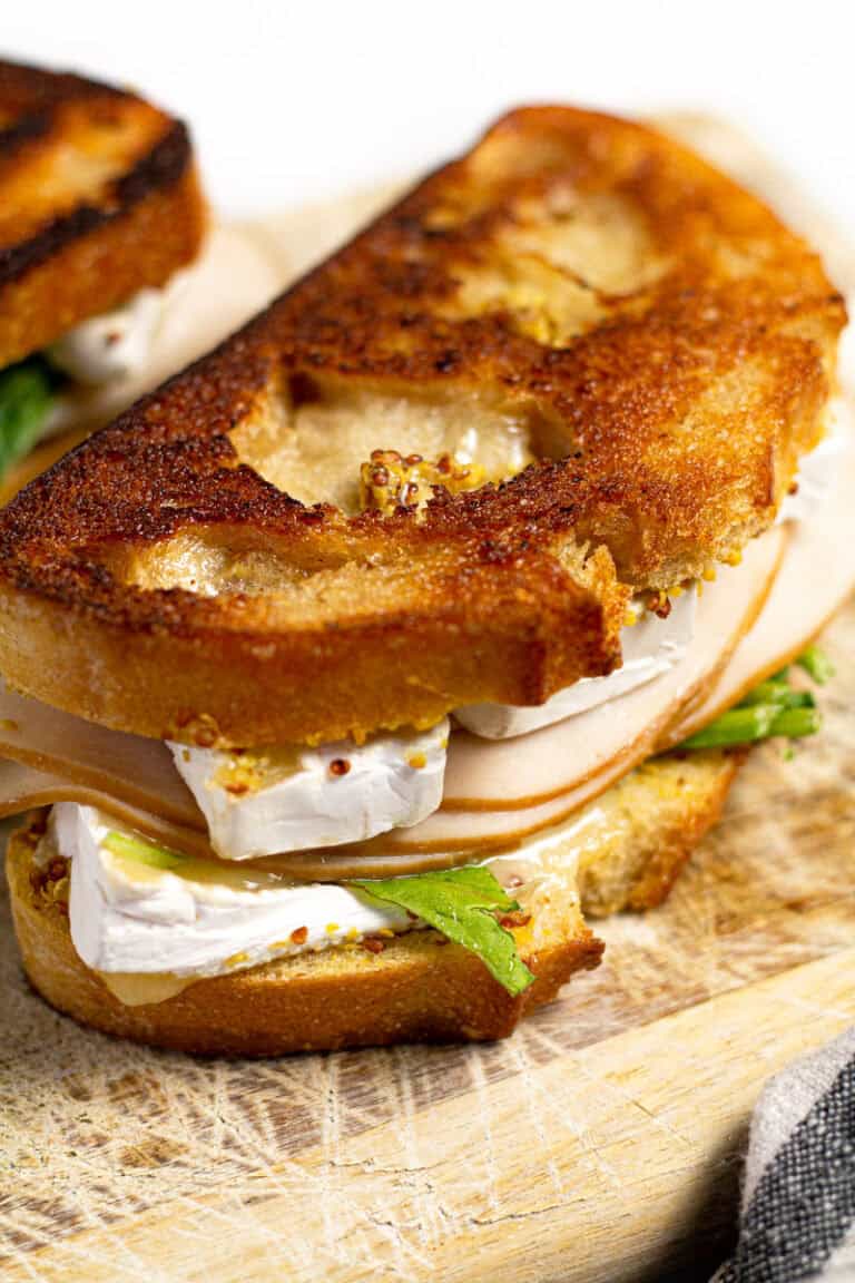 Brie Grilled Cheese with Turkey - Midwest Foodie
