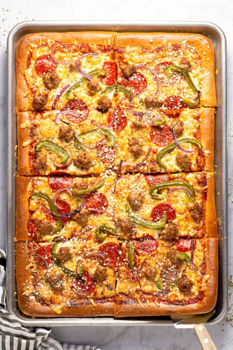 Sheet Pan Pizza - Midwest Foodie