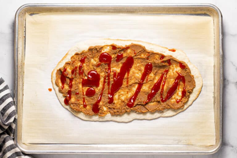 Flatbread Taco Pizza - Midwest Foodie