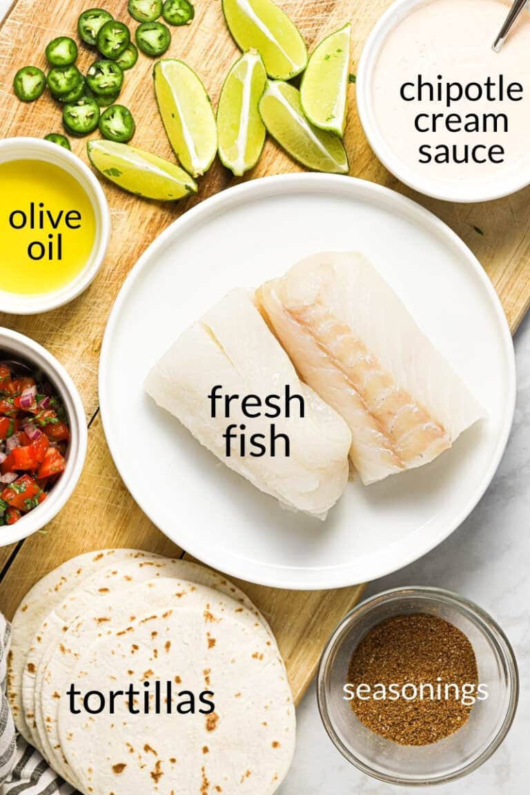 20 Minute Baked Fish Tacos with Slaw - Midwest Foodie