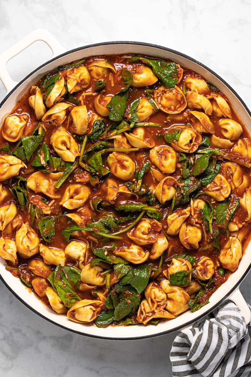 20 Minute Baked Tortellini | Midwest Foodie