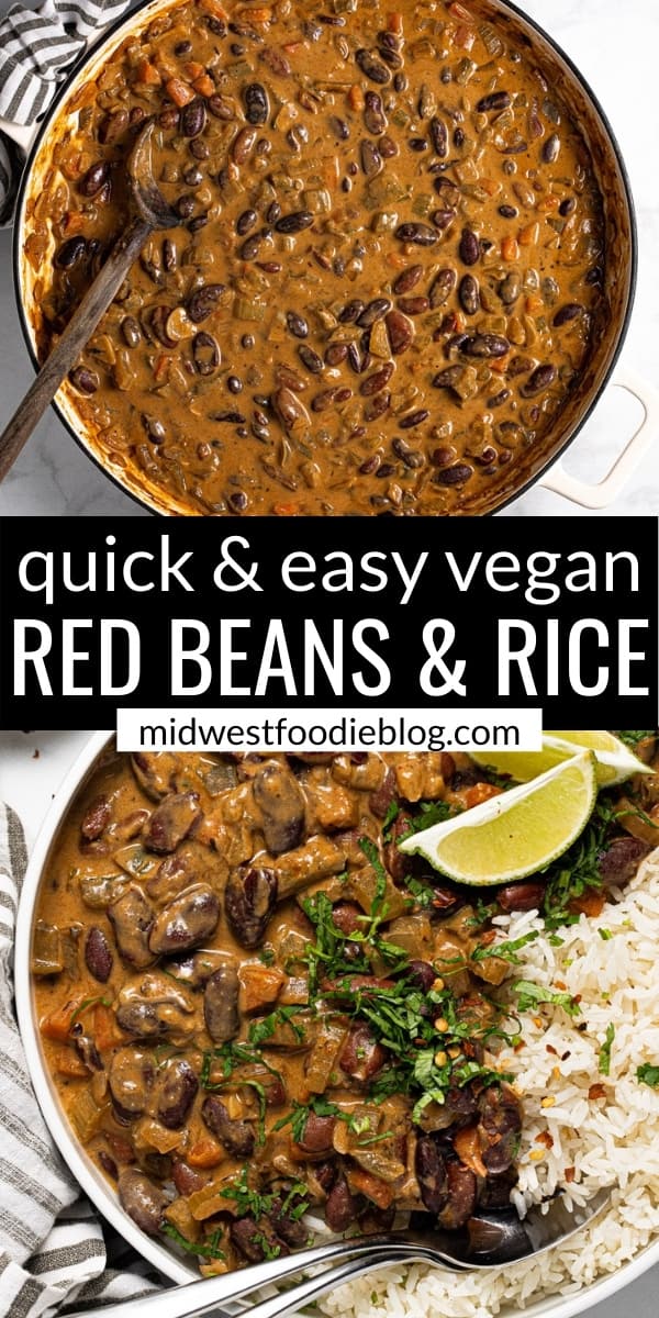 Vegan Red Beans and Rice - Midwest Foodie