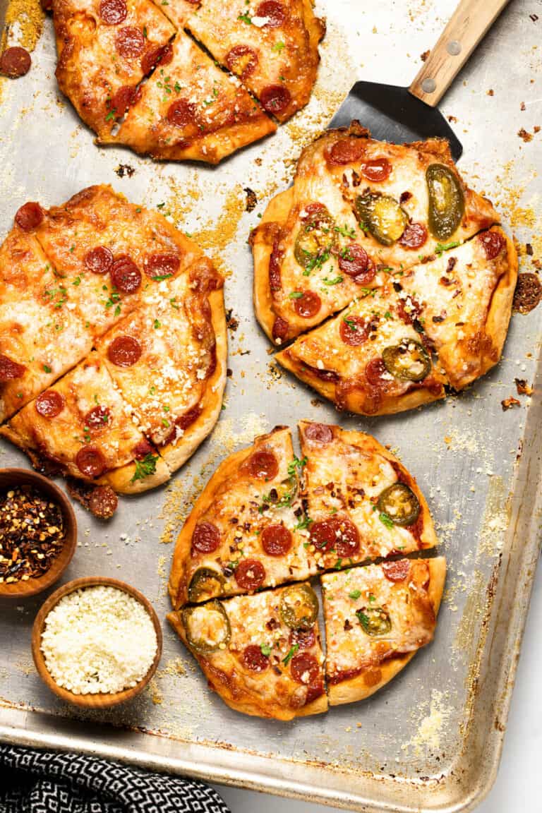 4 Ingredient Mini Pizza Recipe - Midwest Foodie