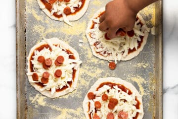 4 Ingredient Mini Pizza Recipe - Midwest Foodie