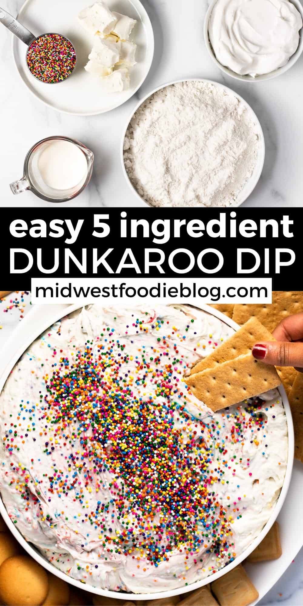 5 Ingredient Dunkaroo Dip | Midwest Foodie