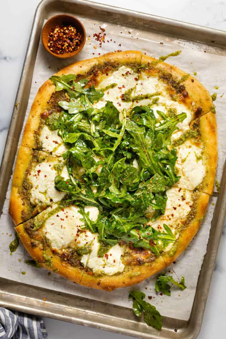 20 Minute Burrata Pizza - Midwest Foodie