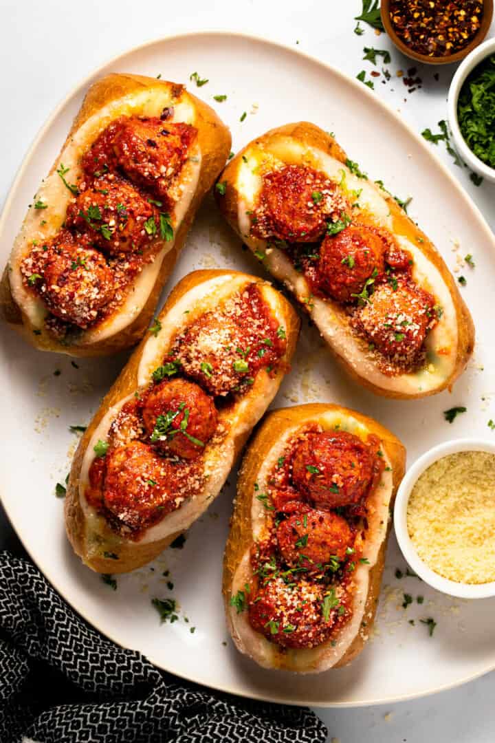 30 Minute Meatball Sandwich Recipe - Midwest Foodie