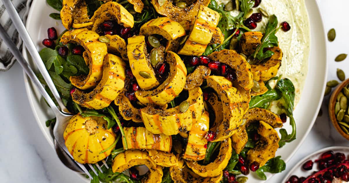 Roasted Delicata Squash - Midwest Foodie