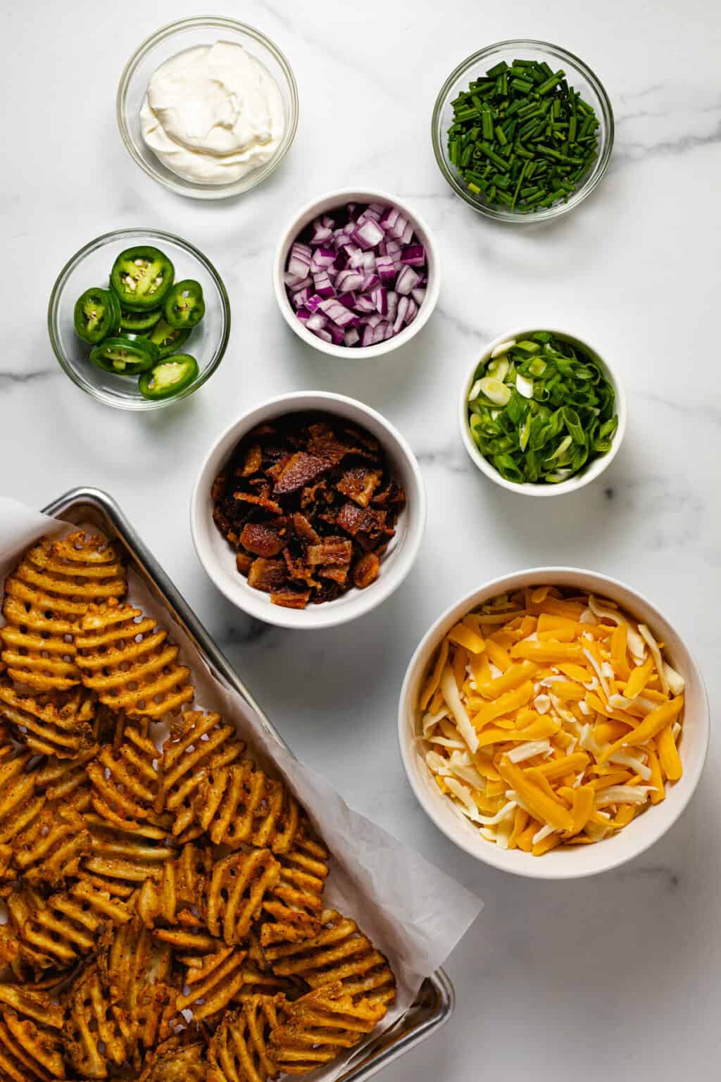 The Easiest Loaded Fries - Midwest Foodie