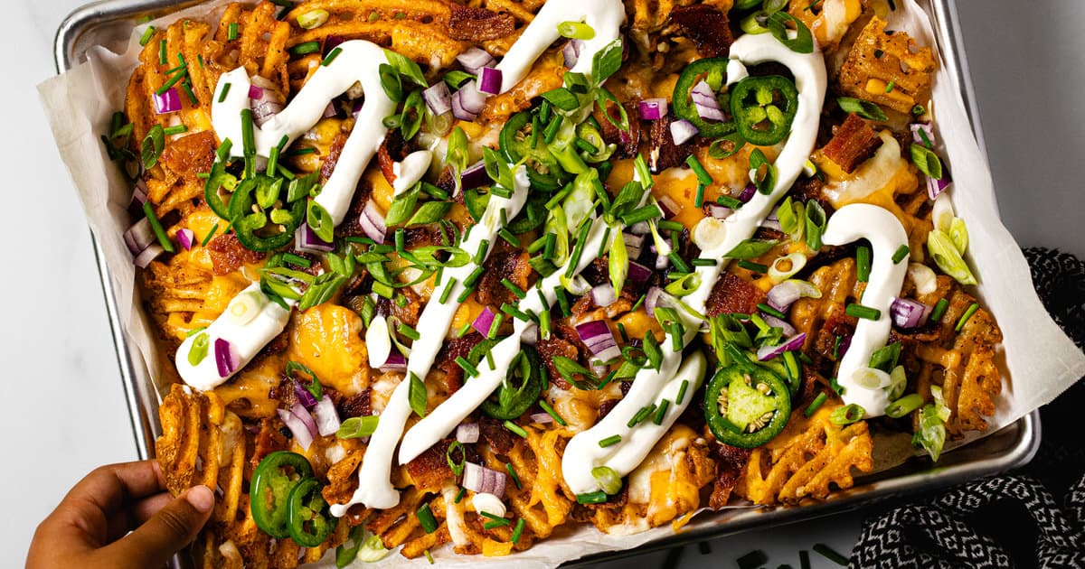 The Easiest Loaded Fries - Midwest Foodie