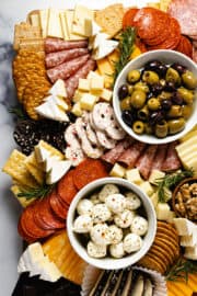 Easy Holiday Grazing Board - Midwest Foodie