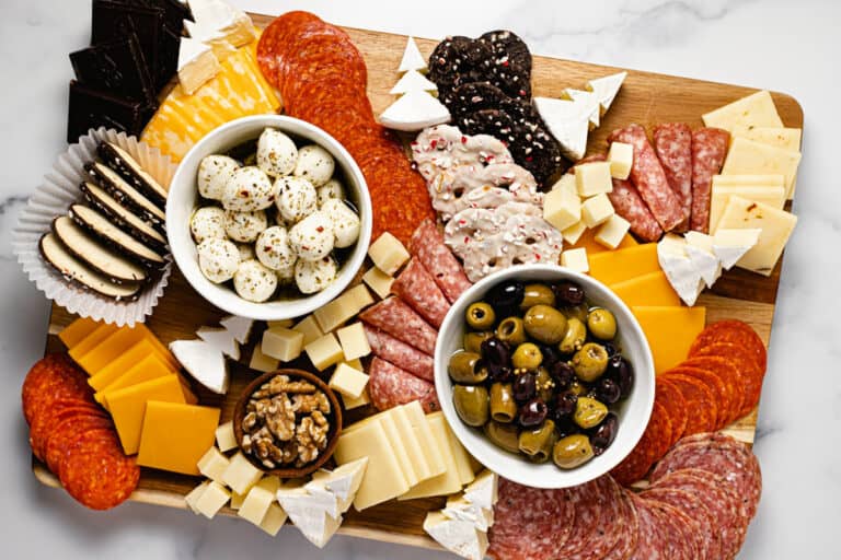 Easy Holiday Grazing Board - Midwest Foodie