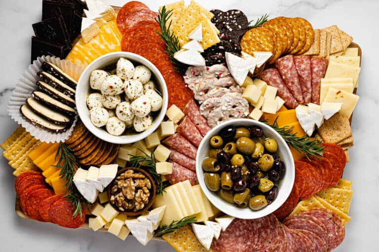 Easy Holiday Grazing Board - Midwest Foodie