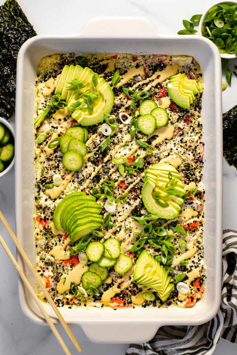 Quick 30-Minute Sushi Bake Recipe - Midwest Foodie