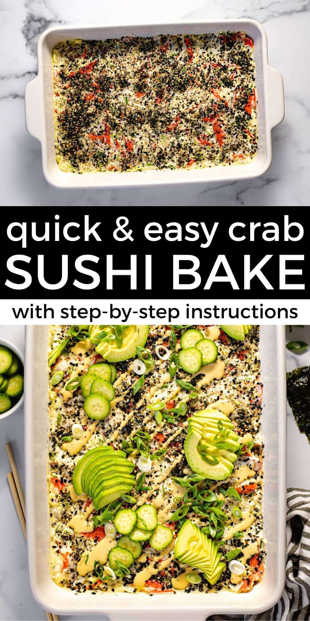The Best Sushi Bake Recipe - Midwest Foodie