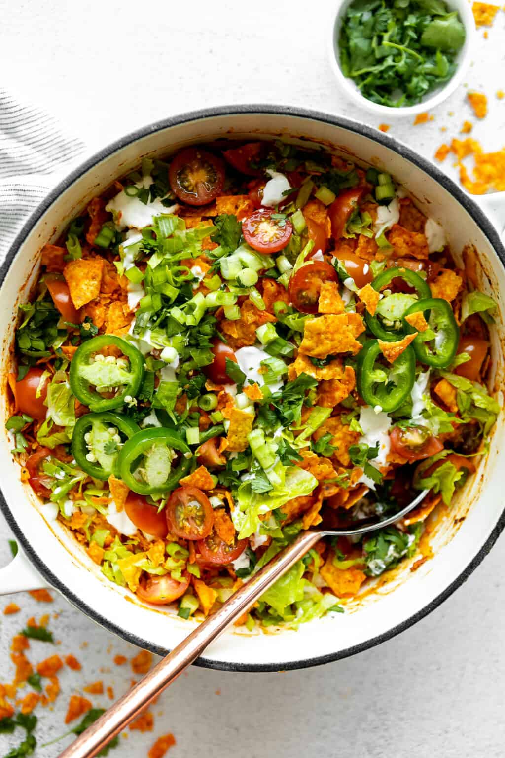 Easy One Pan Dorito Casserole - Midwest Foodie