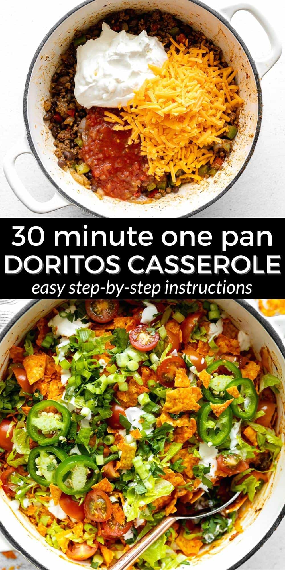Easy One Pan Dorito Casserole - Midwest Foodie