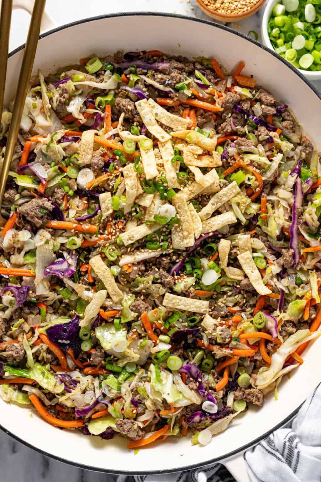 The Best Egg Roll in a Bowl Recipe - Midwest Foodie