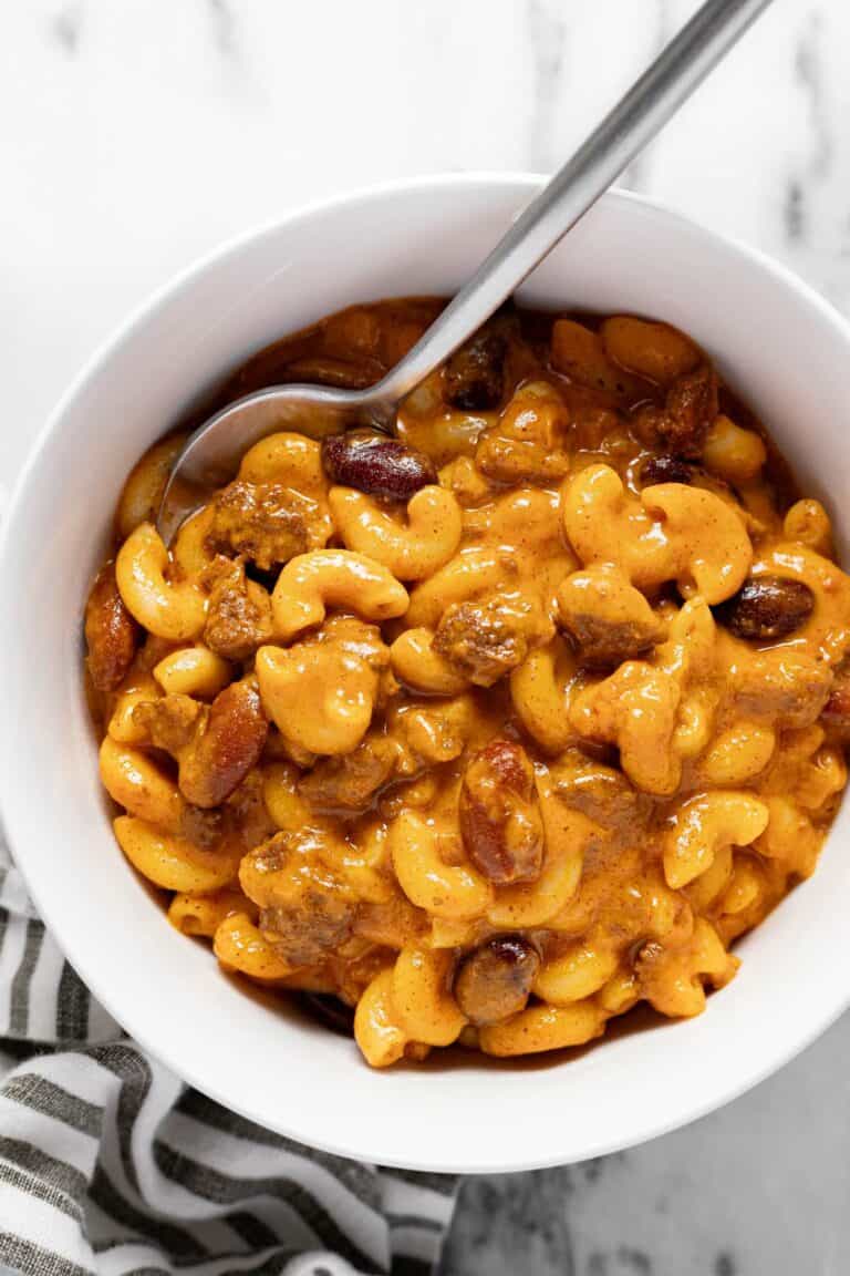 The Best Easy Chili Mac Recipe - Midwest Foodie