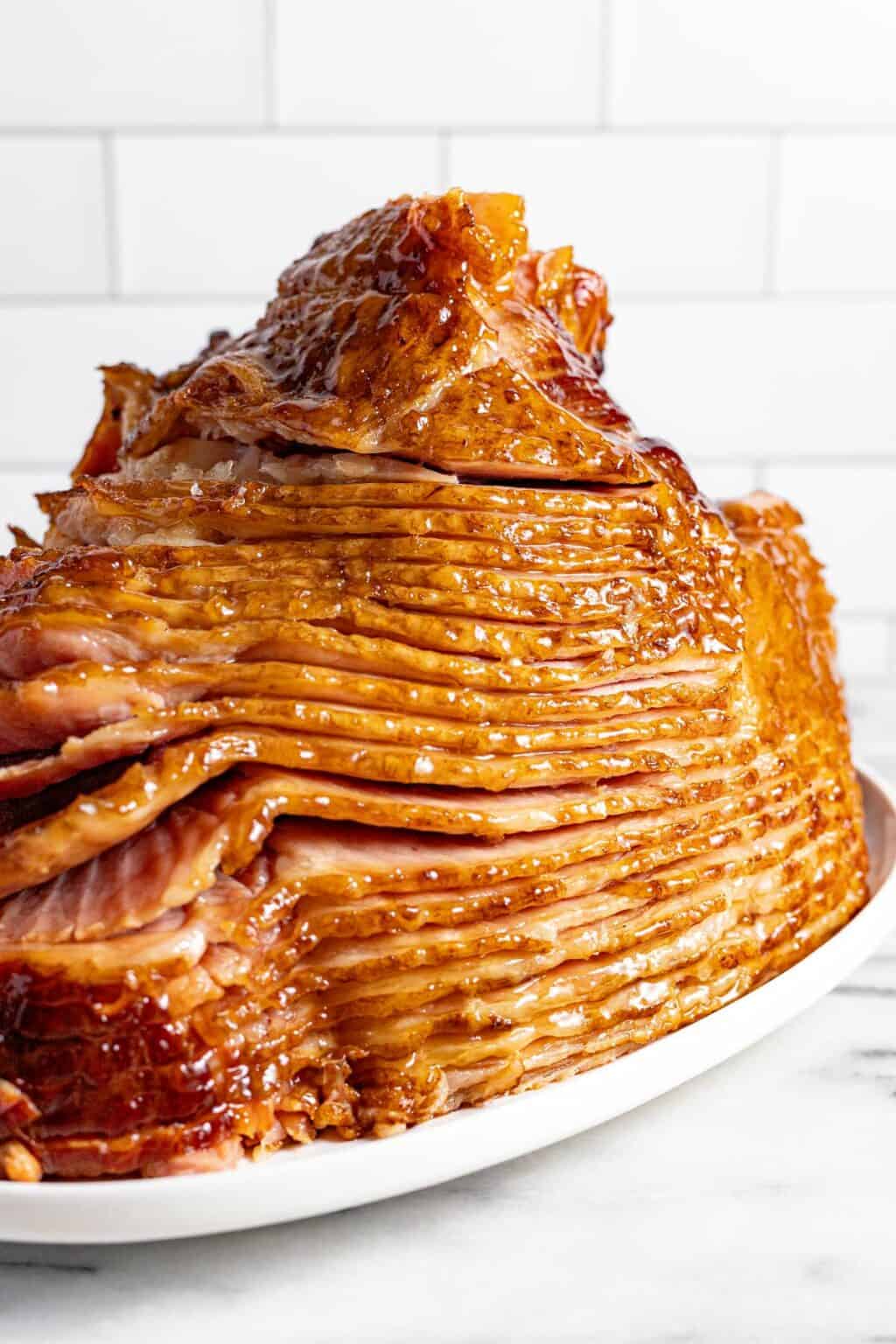 Quick & Easy Crock Pot Ham - Midwest Foodie