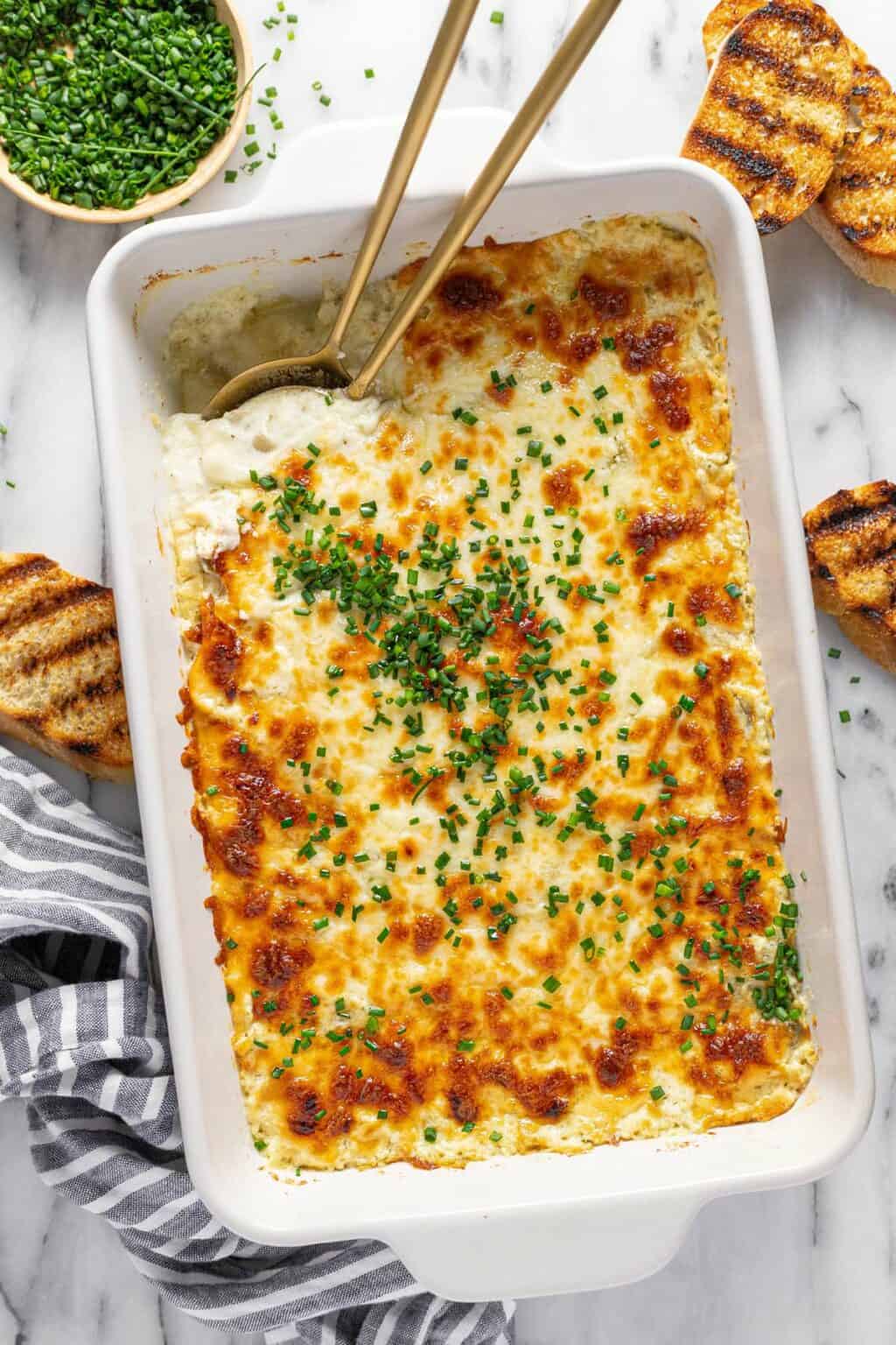 Creamy Baked Feta Cheese Dip - Midwest Foodie