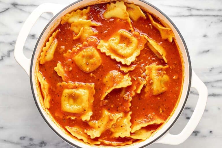 Easy One Pot Ravioli Soup - Midwest Foodie