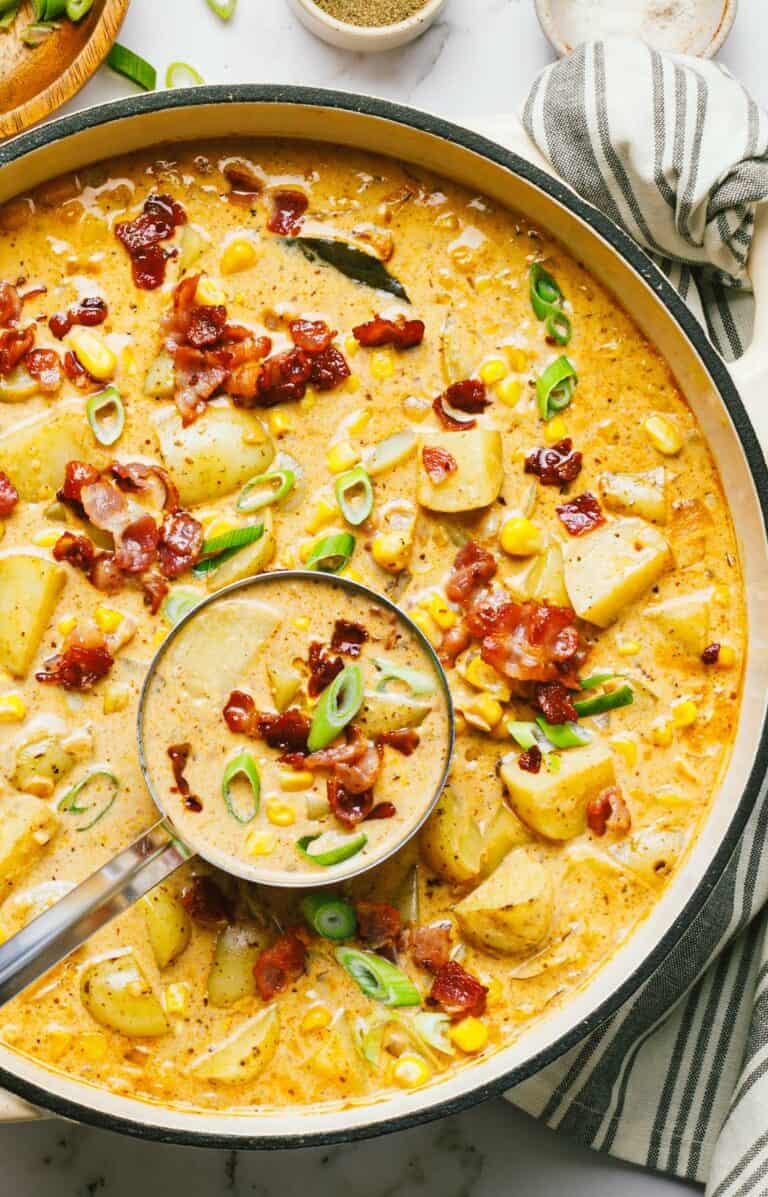One-Pot Corn and Potato Chowder - Midwest Foodie