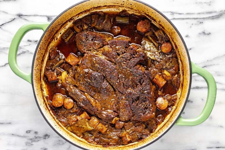 The Easiest Oven Braised Beef Chuck Roast - Midwest Foodie