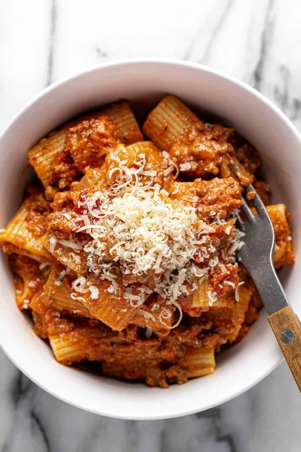 Weeknight Pasta with Ground Beef Recipe - Midwest Foodie