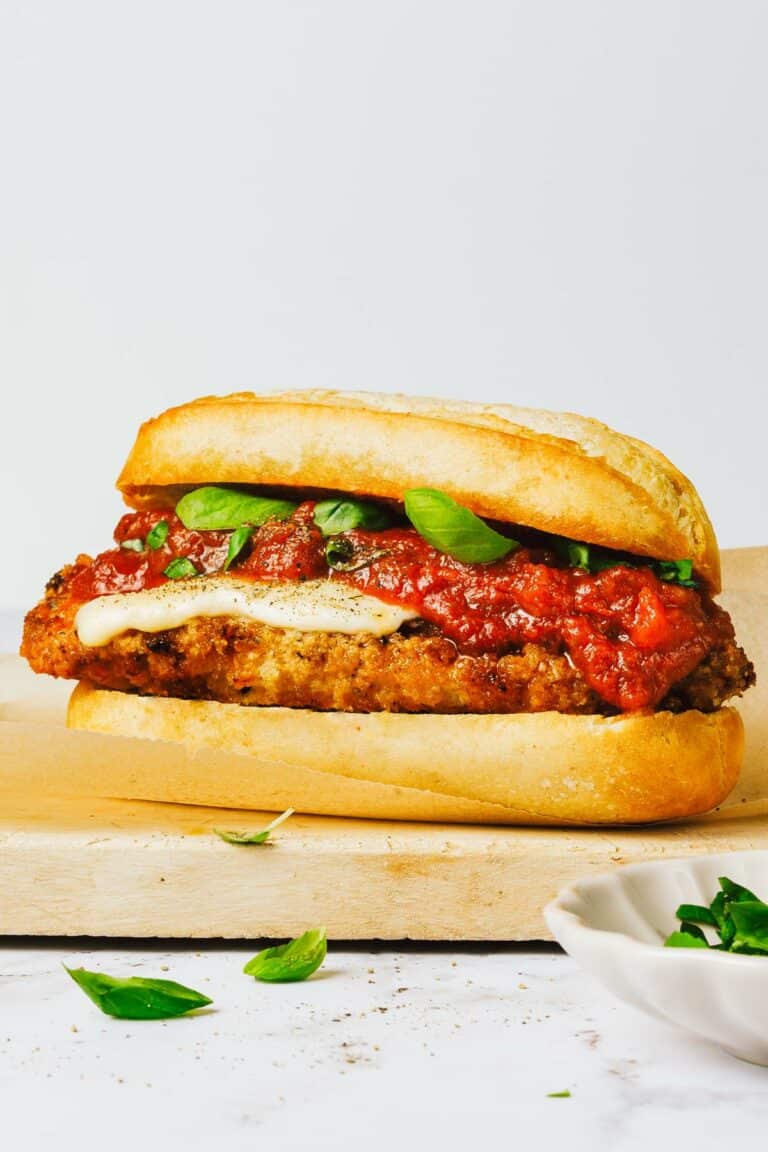 The Easiest Chicken Parmesan Sandwich Recipe - Midwest Foodie