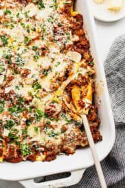 Cheesy Ground Beef Stuffed Shells - Midwest Foodie