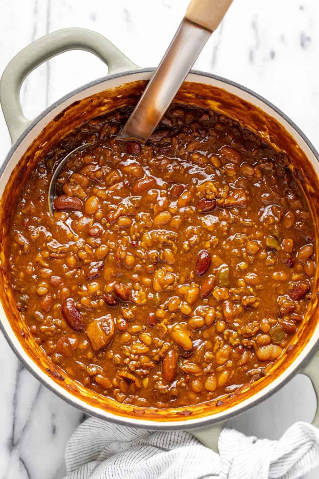 One-Pot Cowboy Beans Recipe - Midwest Foodie