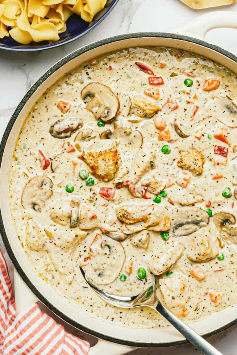 Chicken à la King Recipe - Midwest Foodie