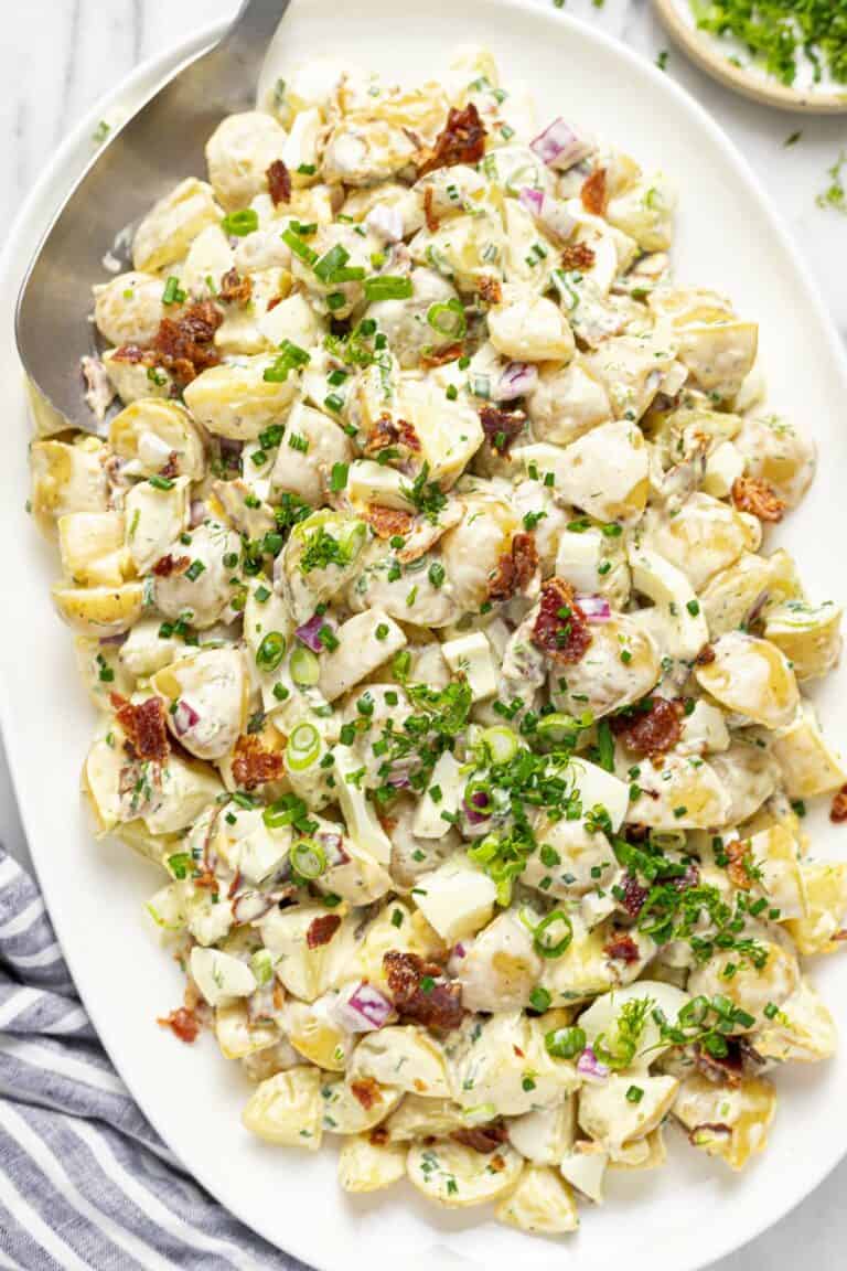The Best Easy Potato Salad Recipe - Midwest Foodie