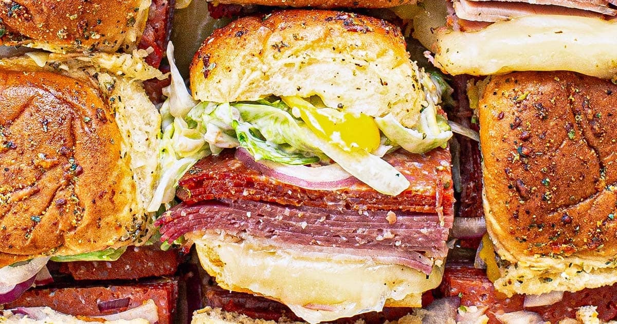 Easy Italian Sliders - Midwest Foodie