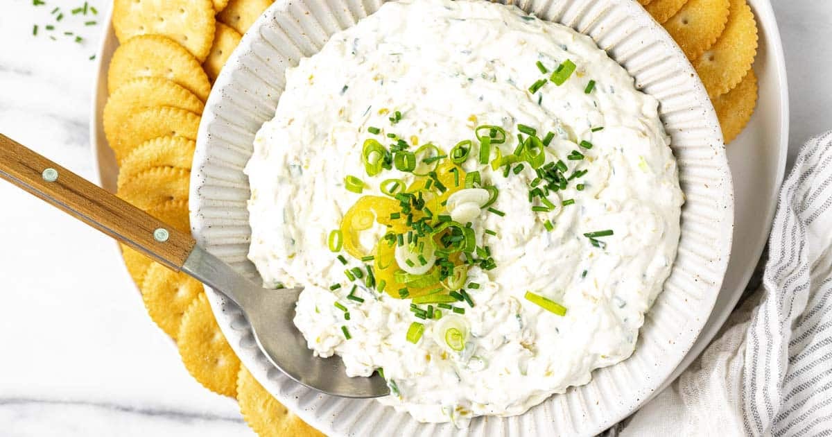 10-Minute Cold Pepperoncini Dip - Midwest Foodie