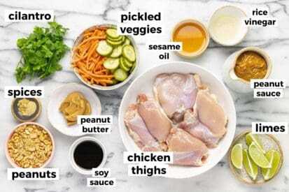 Grilled Chicken Spring Roll in a Bowl - Midwest Foodie