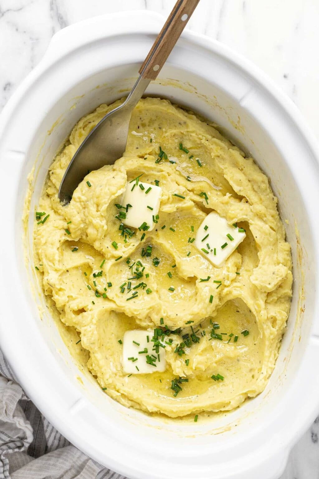 Crock Pot Mashed Potatoes - Midwest Foodie