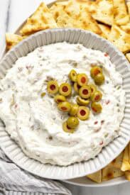 10-Minute Olive Dip Recipe - Midwest Foodie